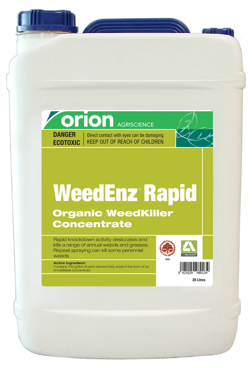 WeedEnz Rapid / Biosafe, Organic Herbicide 200L (Non-DG) – Sprayshop